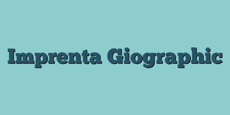 Imprenta Giographic - Graficas e Imprentas